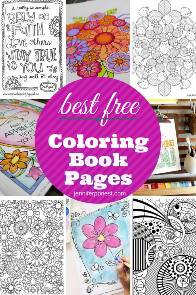 Best Free Coloring Book Pages