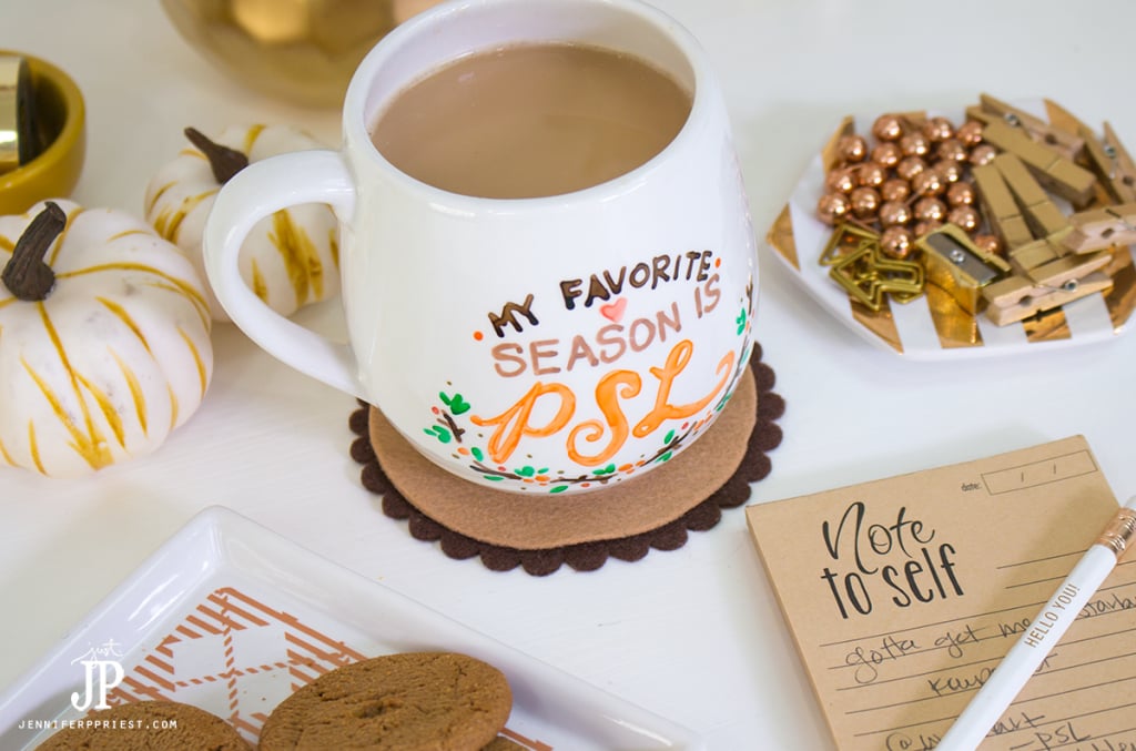 DIY Mug with Hand Lettering - My Favorite Season is PSL # ...