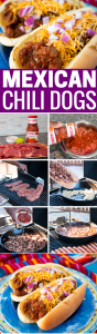 Grilled Mexican Chili Dog Recipe #AuthenticSalsaStyle