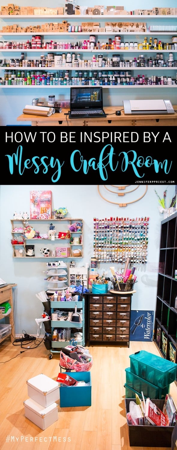 A Messy Craft Room is My Perfect Mess - And Perfectly Okay!