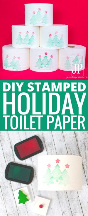 DIY Holiday Bathroom Update