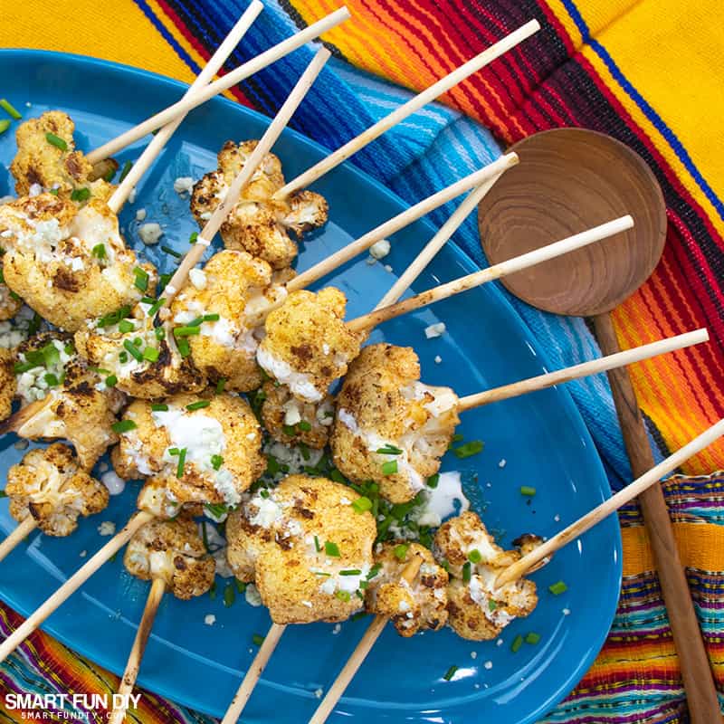How To Make Spicy Roasted Cauliflower – Veg Lollipop Recipe