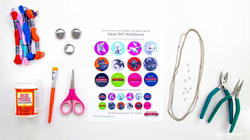 How to Train Your Dragon Craft Project with FREE Printables!