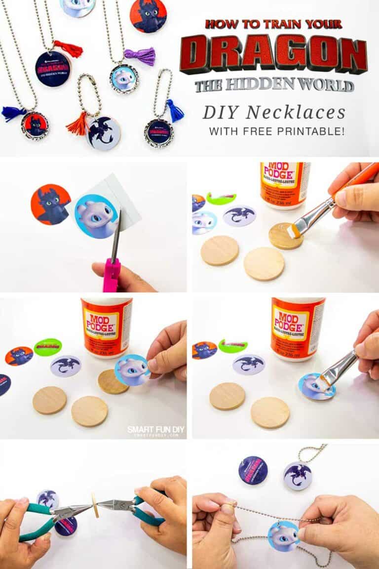 How to Train Your Dragon Craft Project with FREE Printables!