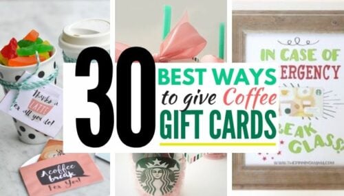 39 Unique Fun Coffee Gift Card Ideas to Make