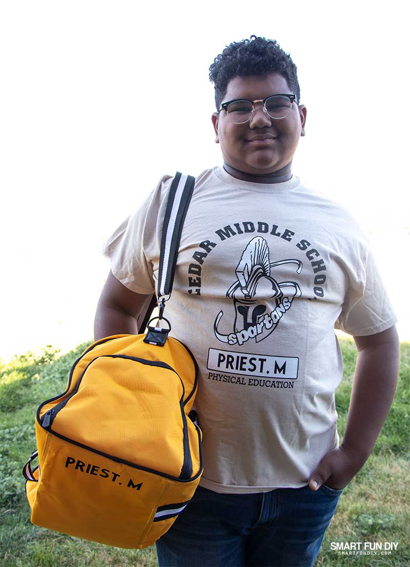 How to label school gyn clothes ... that won't wash off!