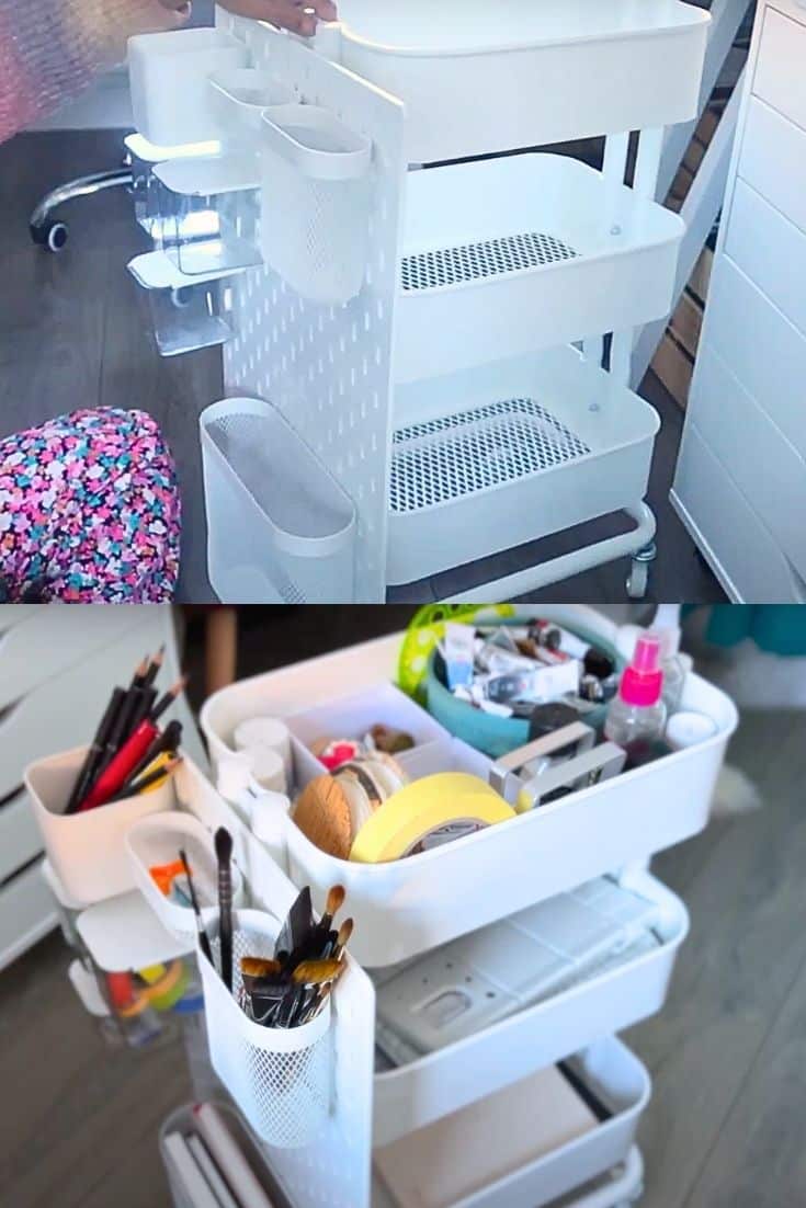 11 Smart Ways to Use an IKEA Raskog Cart in Your Craft Room